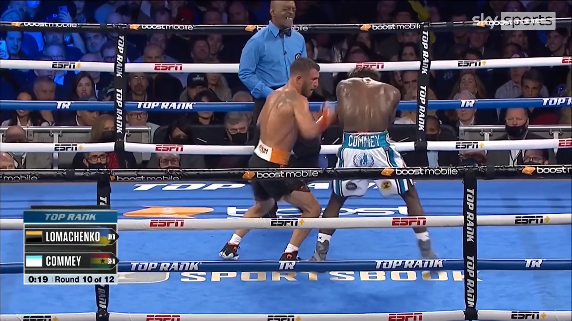 Vasiliy Lomachenko takes down Richard Commey - TUFF promotions